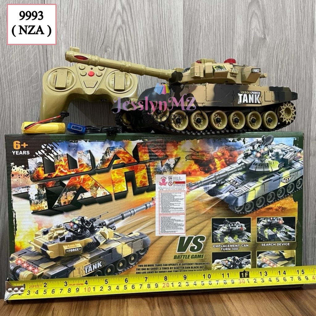 Jual Mainan Mobil Remote Control Rc War Tank Super Power 9993 Big Size ...
