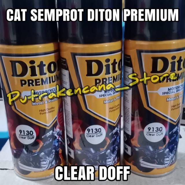 Jual CAT SEMPROT DITON PREMIUM - CLEAR DOFF [ 9130 ] - CAT BODY MOTOR ...