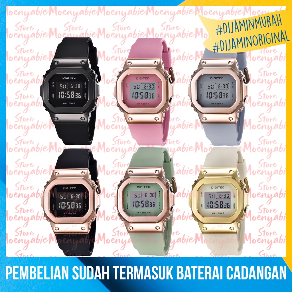 Jual Digitec BDG 7054T Original Dan Anti Air Jam Tangan Digitec Wanita ...