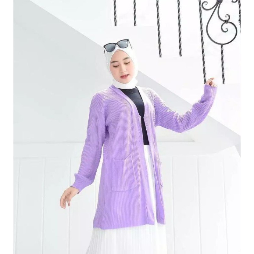 Jual baju atasan wanita terbaru Cardigan Wanita kekinian / baju atasan wanita terbaru Rajut ...