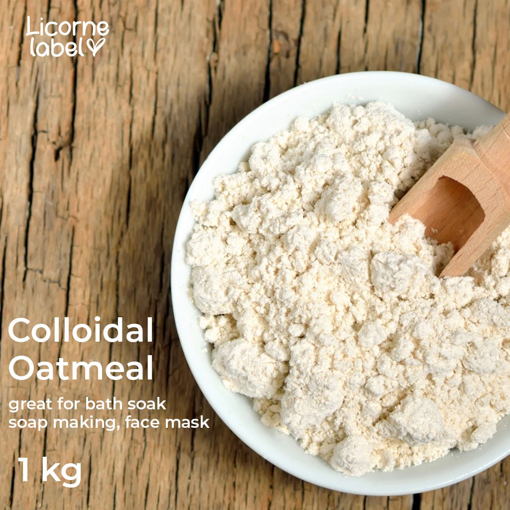 Jual [1kg] Ready Stock Instant Colloidal Oat Oatmeal Cosmetic Grade ...