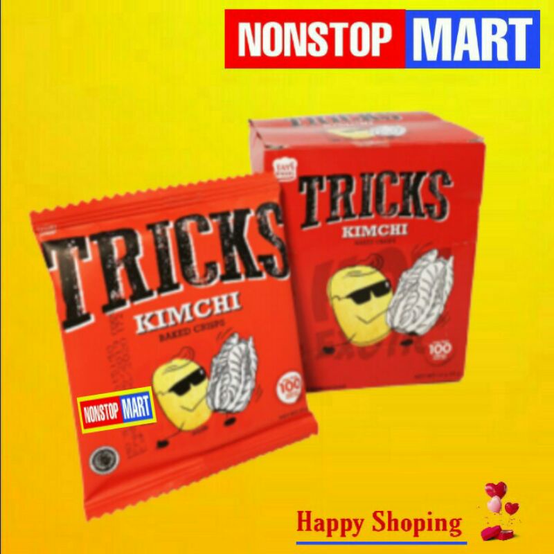 Jual TRICK Biskuit kentang potato varian rasa1 Box isi 10 pcs 18gr ...