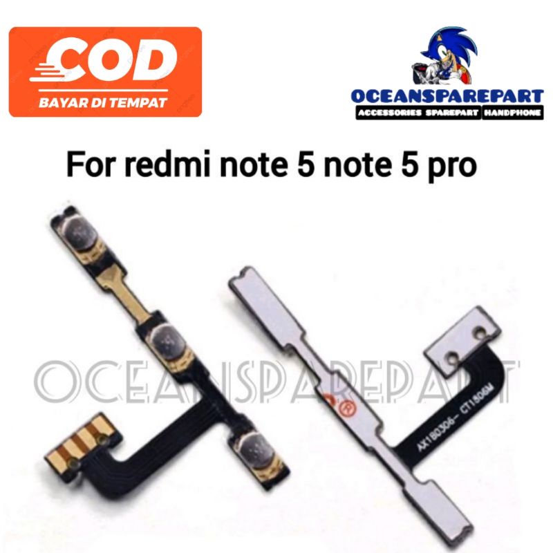 Jual FLEXIBEL FLEXIBLE ON OFF ATAU VOLUME POWER XIAOMI REDMI NOTE 5/NOTE 5 PRO ORIGINAL | Shopee ...