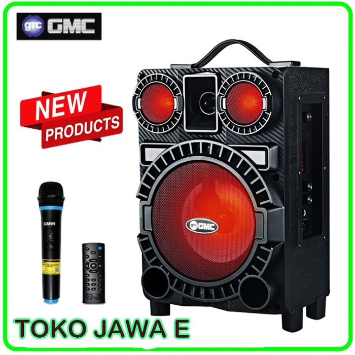 Jual SPEAKER PORTABLE BLUETOOTH GMC 897P /GMC 897Q Ukuran 6,5 inch ...