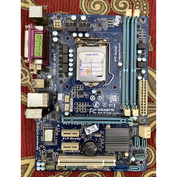 Jual Motherboard Intel Gigabyte GA-B75M-D3V LGA1155 DDR3 Second ...