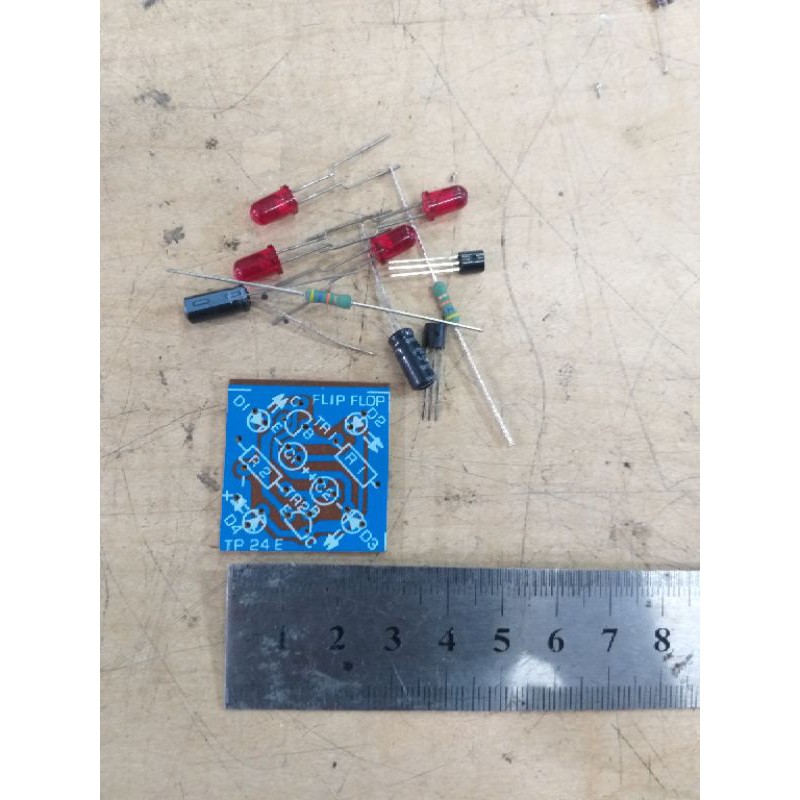 Jual PCB plus komponen Flip Flop 4 led | Shopee Indonesia