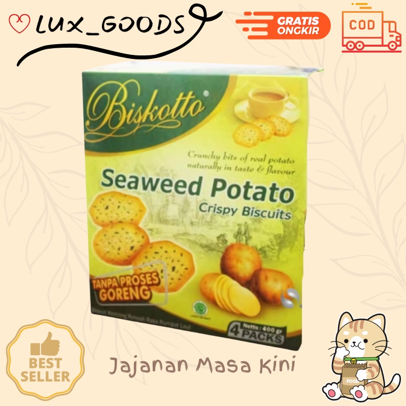 Jual LUX_GOODS - POTATO CRISPY BOX 360g Biskuit Kue Kering Anak Dewasa ...