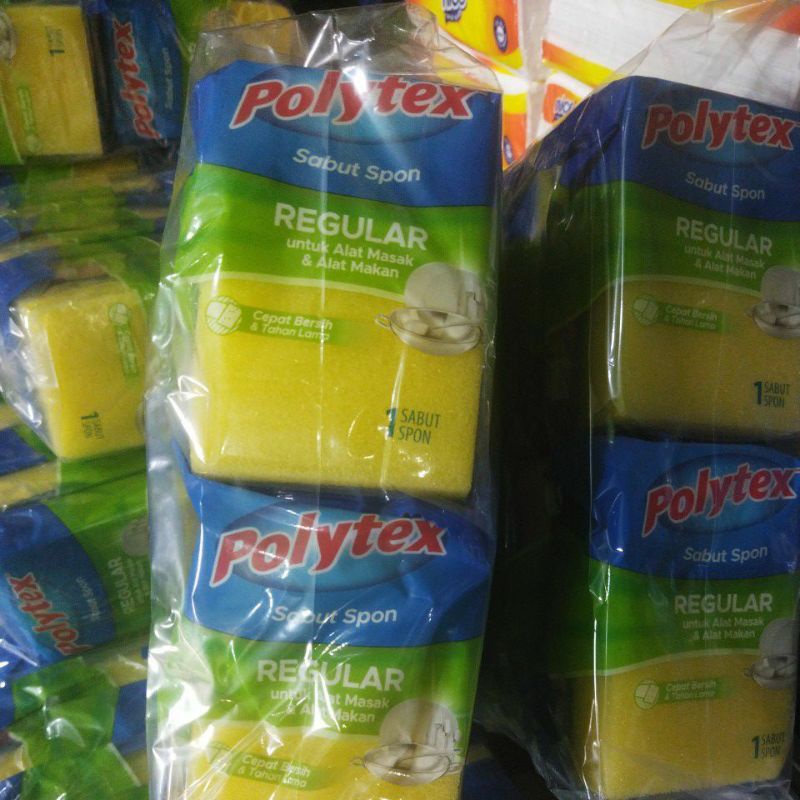 Jual polytex spon single 1 LUSIN (12pc) | Shopee Indonesia