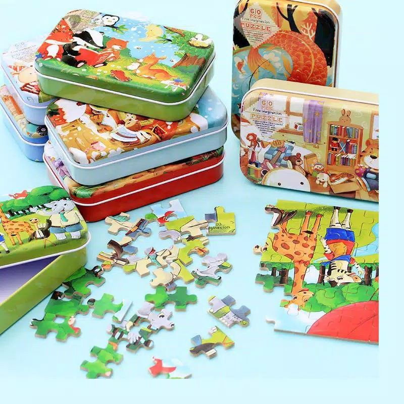 Jual JIGSAW PUZZLE | PUZZLE KAYU 60 KEPING | Shopee Indonesia