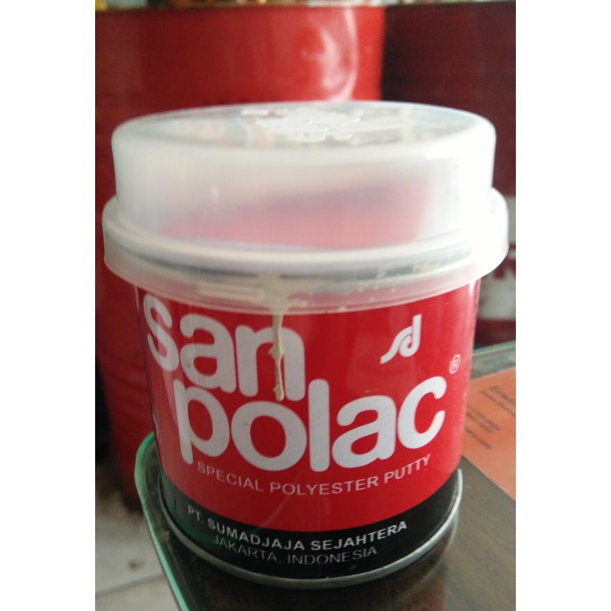 Jual dempul / putty hardener Sanpolac 250gr 250 gram Dempul San Polac ...