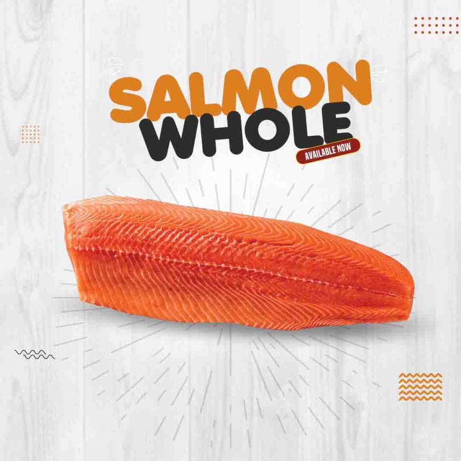 Jual IKAN FILLET SALMON FROZEN Whole 1 Potong Berat : 1 KG KEATAS ...