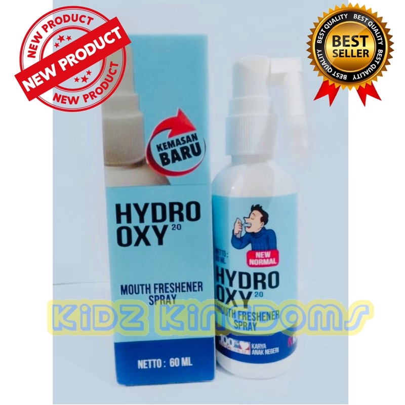 Jual Hydro Oxy 2.0 Original Mouth Freshener Spray 60 ml Kemasan Baru ...