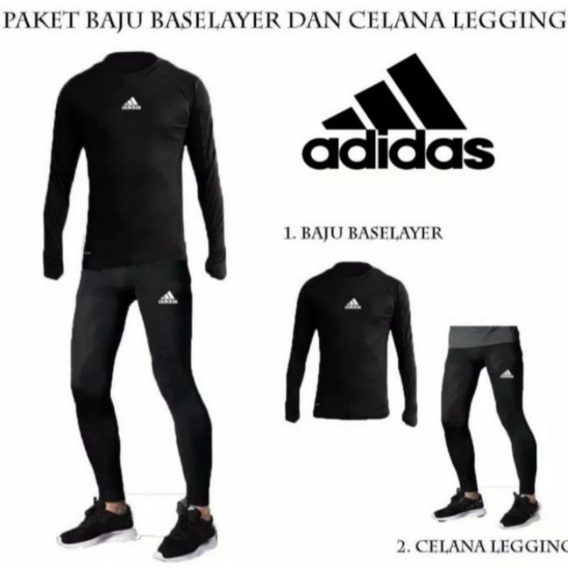 Jual FULL SET MANSET SEPEDA/FULL SET BASELAYER SEPEDA ADIDAS BAJU ...