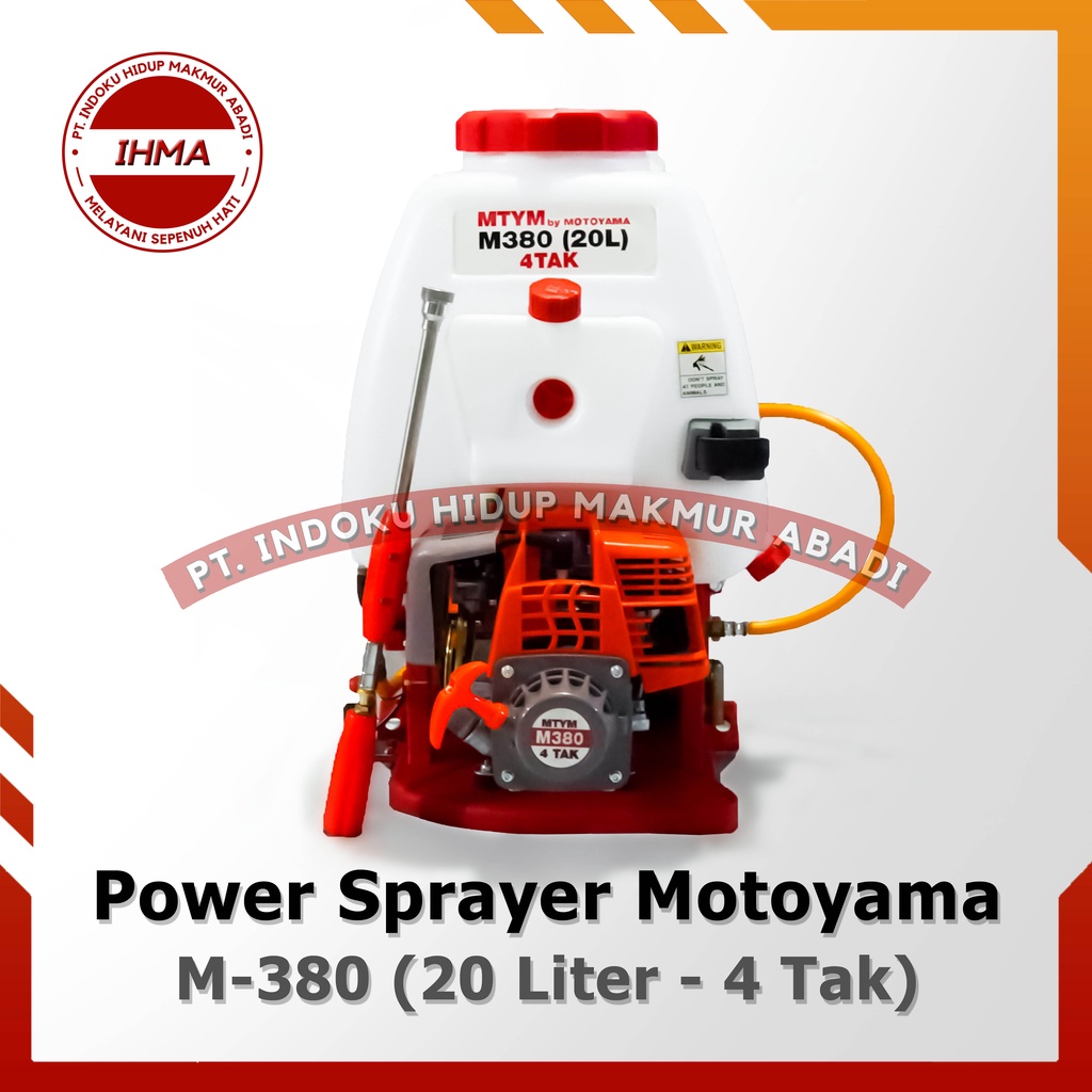 Jual Sprayer Motoyama M380 [20 L] – Mesin Semprot Hama Bensin Murni 4 ...