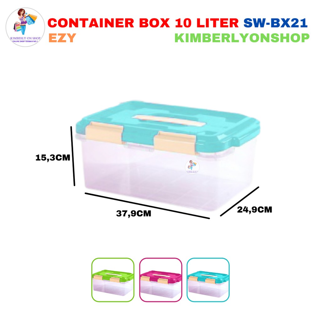 Jual EZY Container Box 10 Liter SW-BX21 | Shopee Indonesia