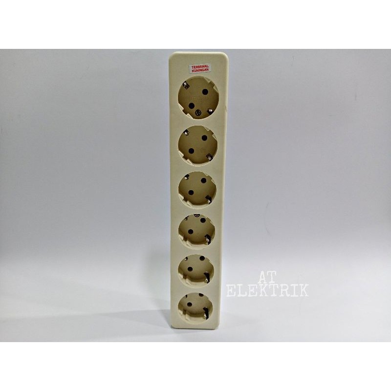 Jual Stop Kontak Uticon / Terminal / ( 1, 2, 3, 4, 5, dan 6 Lubang ) | Shopee Indonesia