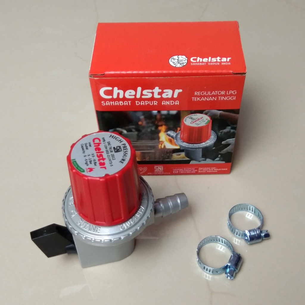Jual PAKET REGULATOR TEKANAN TINGGI CHELSTAR, REGULATOR KOMPOR SEMAWAR ...