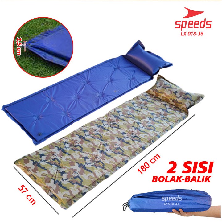 Jual SPEEDS Matras Otomatis Angin Yoga Camping Karpet Sleeping Pad ...