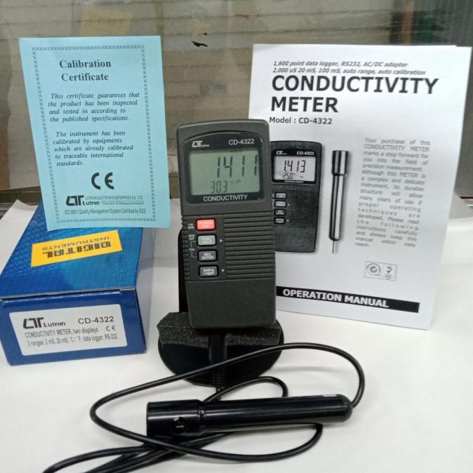Jual Lutron Cd-4322 Conductivity Meter | Shopee Indonesia
