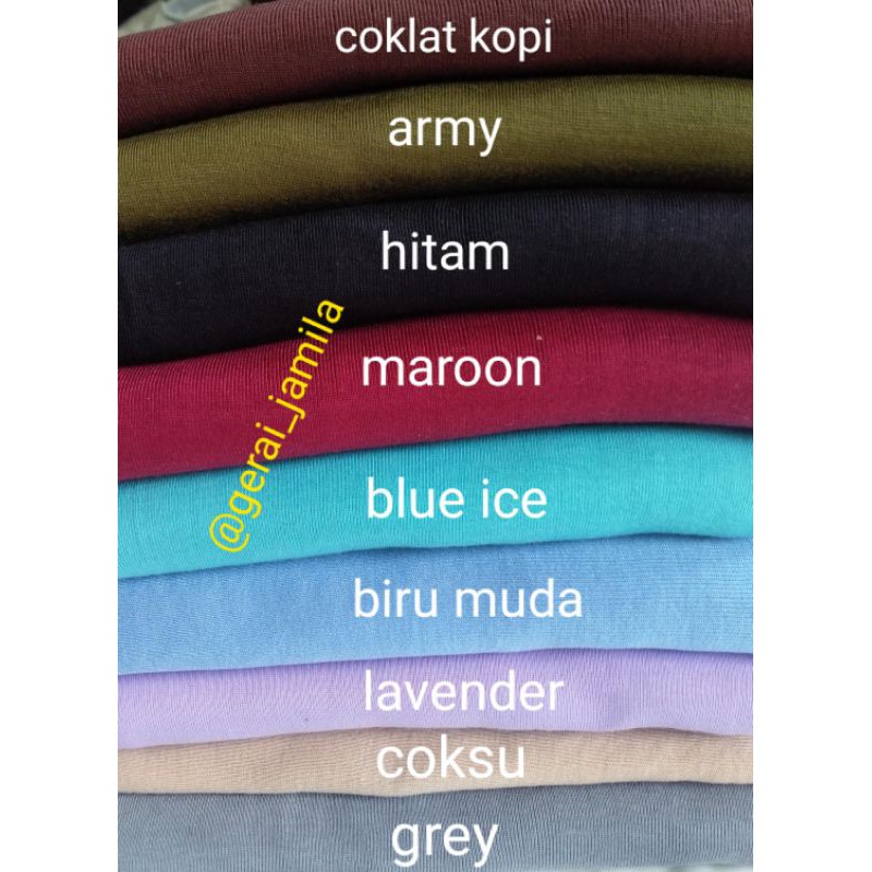 Jual kain rib kerah leher dan manset tangan lebar 90-100cm | Shopee ...