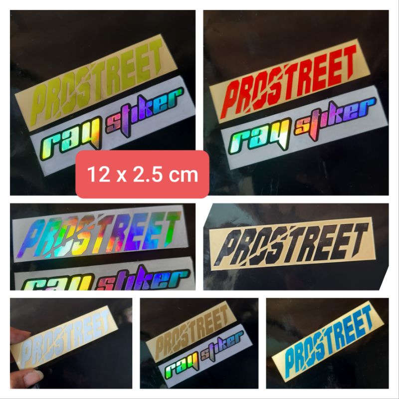 Jual STIKER CUTTING PROSTREET 12 CM | Shopee Indonesia