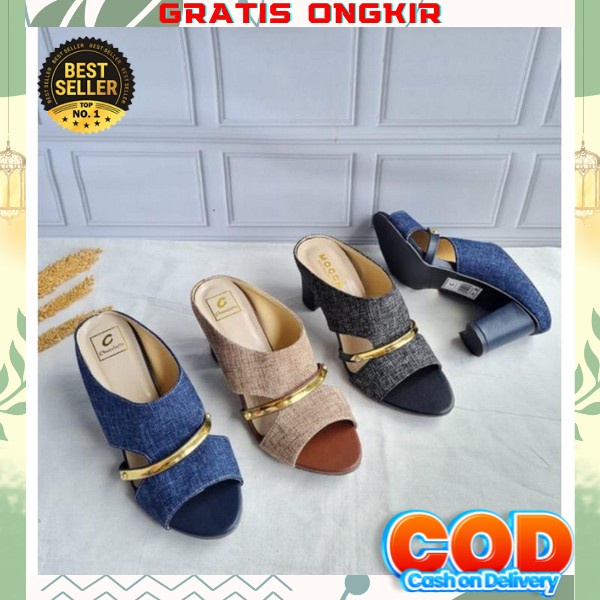 Jual Haihils Wanita Kaca Hak Tinggi Cewek Remaja Haihil Kekinian Heels ...