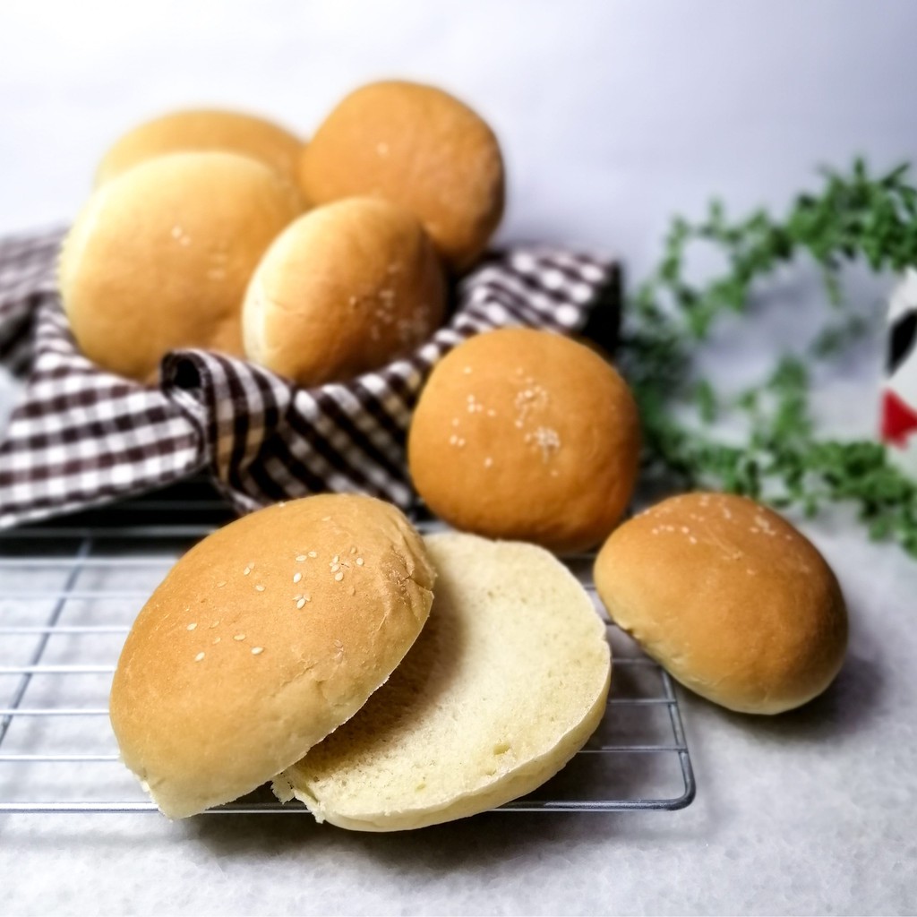 Jual Roti Bun Burger hotdog diameter 10 cm dan 8 CM (kebutuhan MBG chat ...