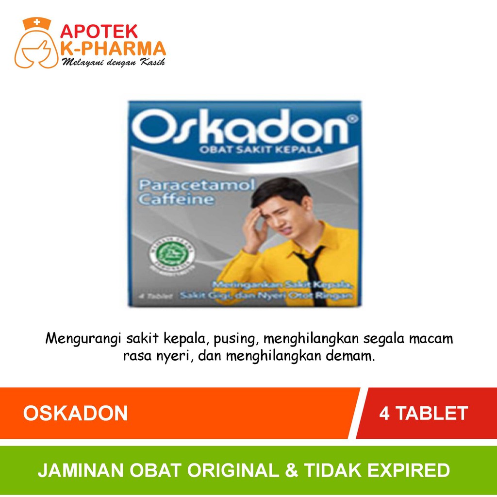 Jual Oskadon Strip Isi 4 Tablet Obat Original Supra | Shopee Indonesia