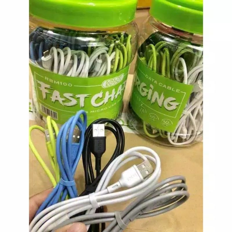 Jual KABEL DATA CASAN USB ROBOT MURAH RBM 100 MICRO FAST CABLE DATA USB ...