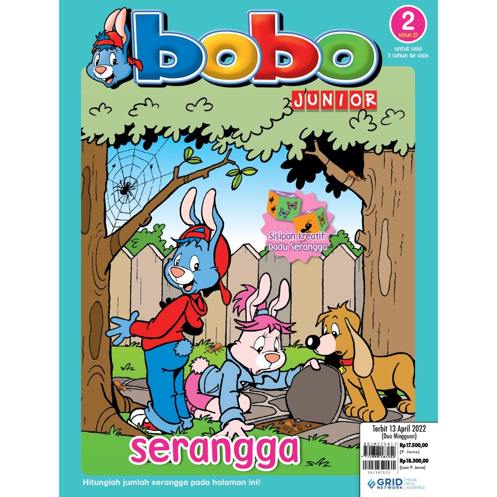 Jual Majalah Anak Bobo Junior April 2022 Terbaru | Shopee Indonesia