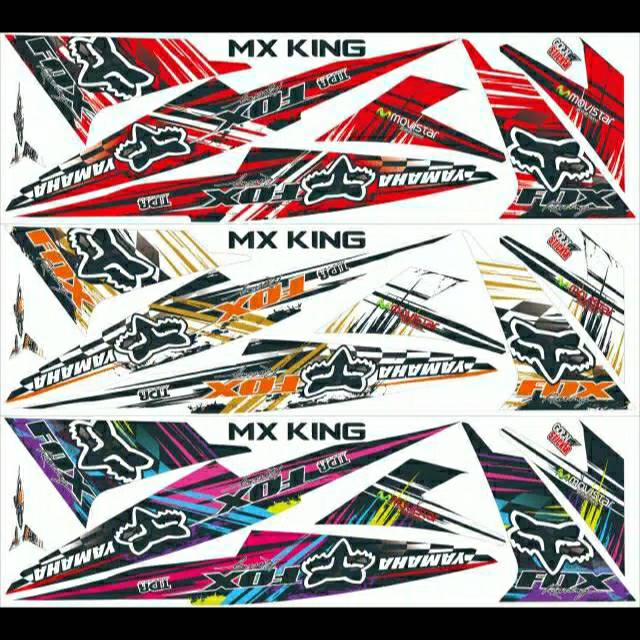 Jual Striping motor ~ sticker motor ~ lis MX KING 150CC FOX | Shopee ...