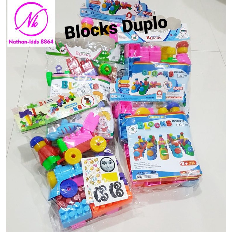 Jual Mainan Edukasi Block Blok Balok Besar Buat Anak Balita | Shopee Indonesia