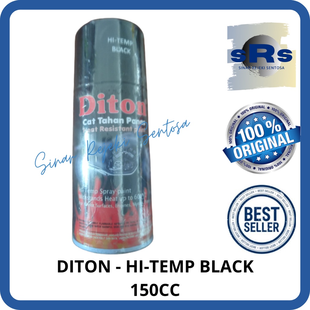 Jual DITON - HI-TEMP BLACK 150CC | Shopee Indonesia