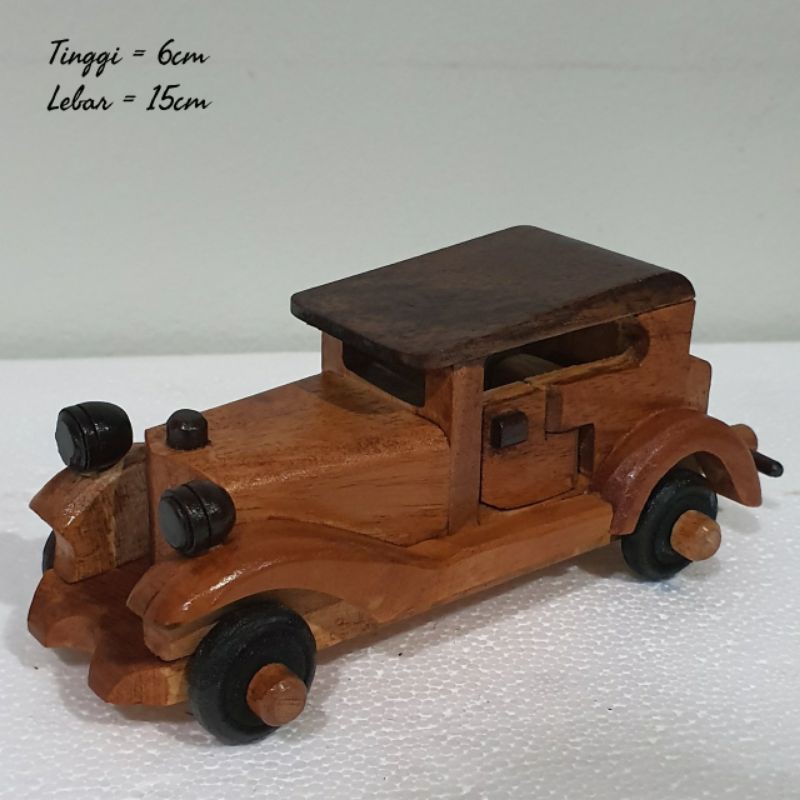 Jual mainan kayu mobil kayu pajangan dekorasi home decor | Shopee Indonesia