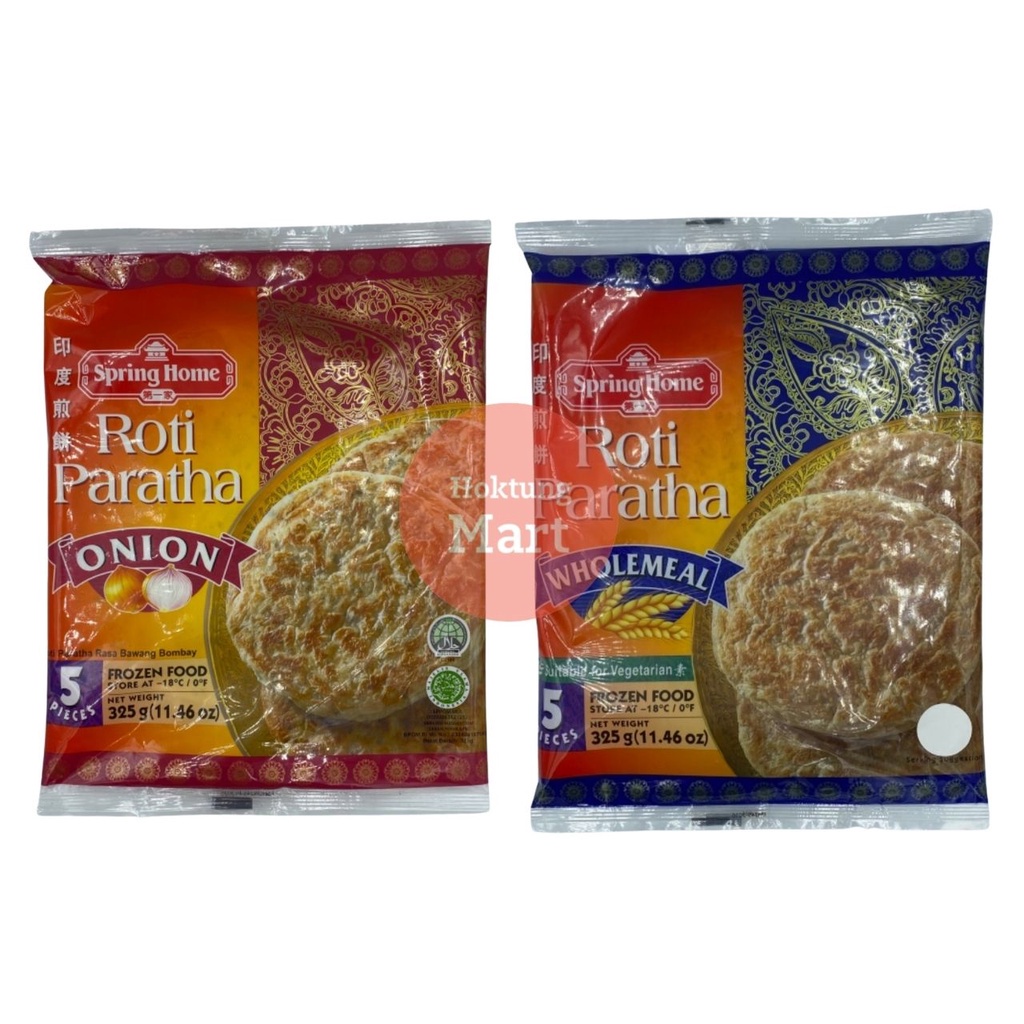 Jual OS TYJ Paratha Wholemeal/Onion 325Gr Roti Prata | Shopee Indonesia