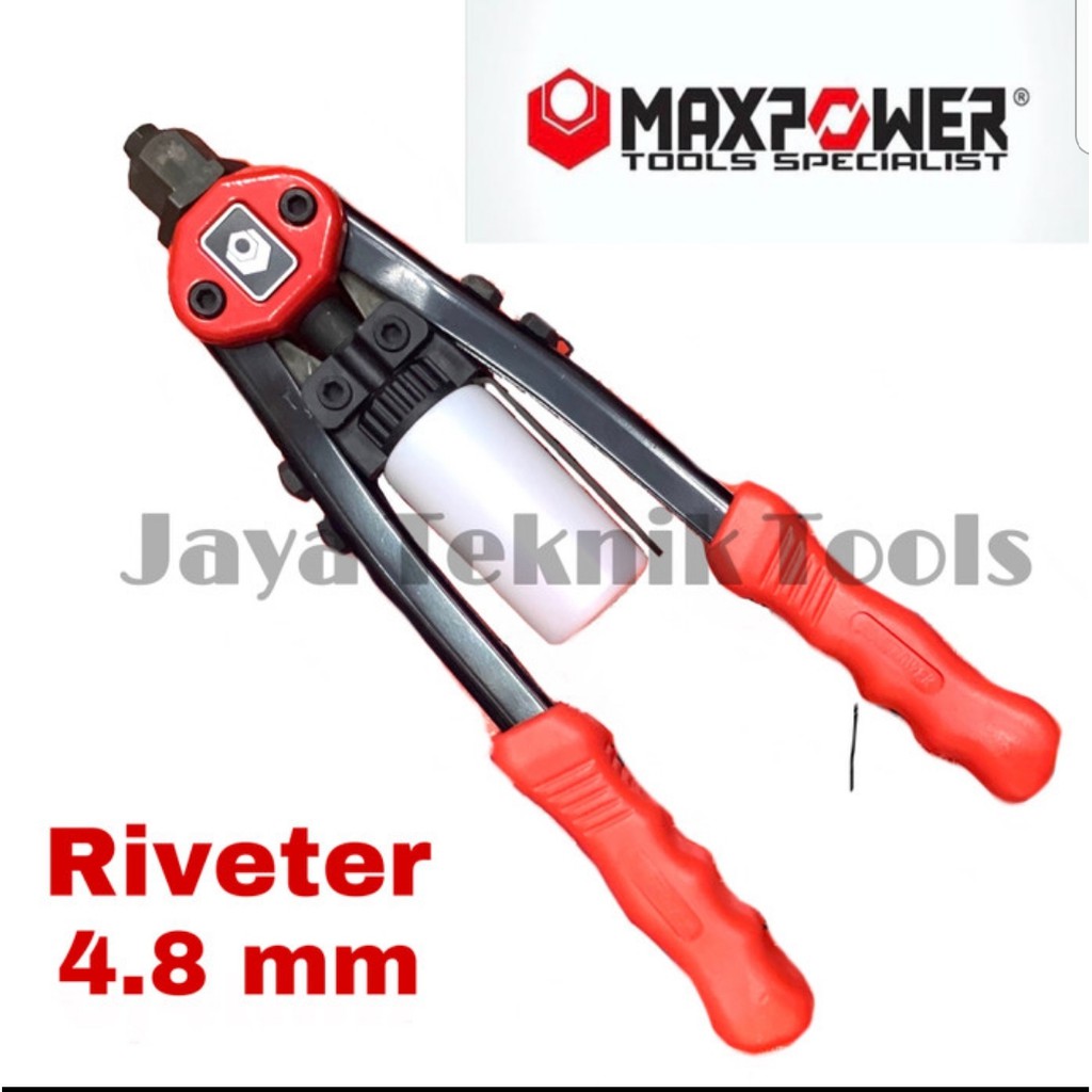 Jual Tang Rivet Riveter Maxpower 4,8 mm JIS Japan Manual | Shopee Indonesia