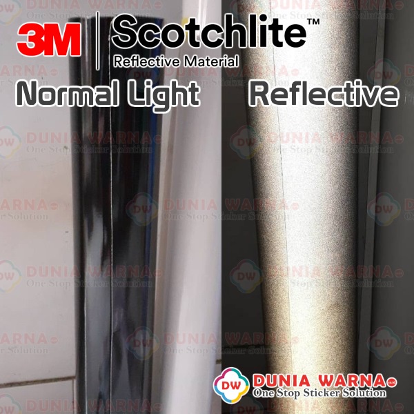 Jual [60cm x 45m] 3M SCOTCHLITE 680-85 BLACK Reflective Graphic Film 24 ...