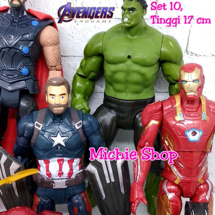 Jual FIGURE SET 2019 FIGURE AVENGERS END GAME (SET 10) DEADPOOL ANT MAN ...
