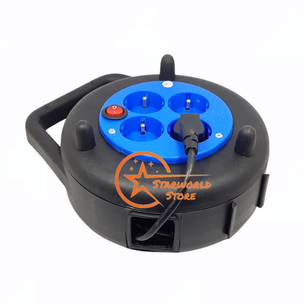 Jual HINOHIKARI Kabel Roll Listrik / Box Kabel 4 Lubang Panjang Kabel ...