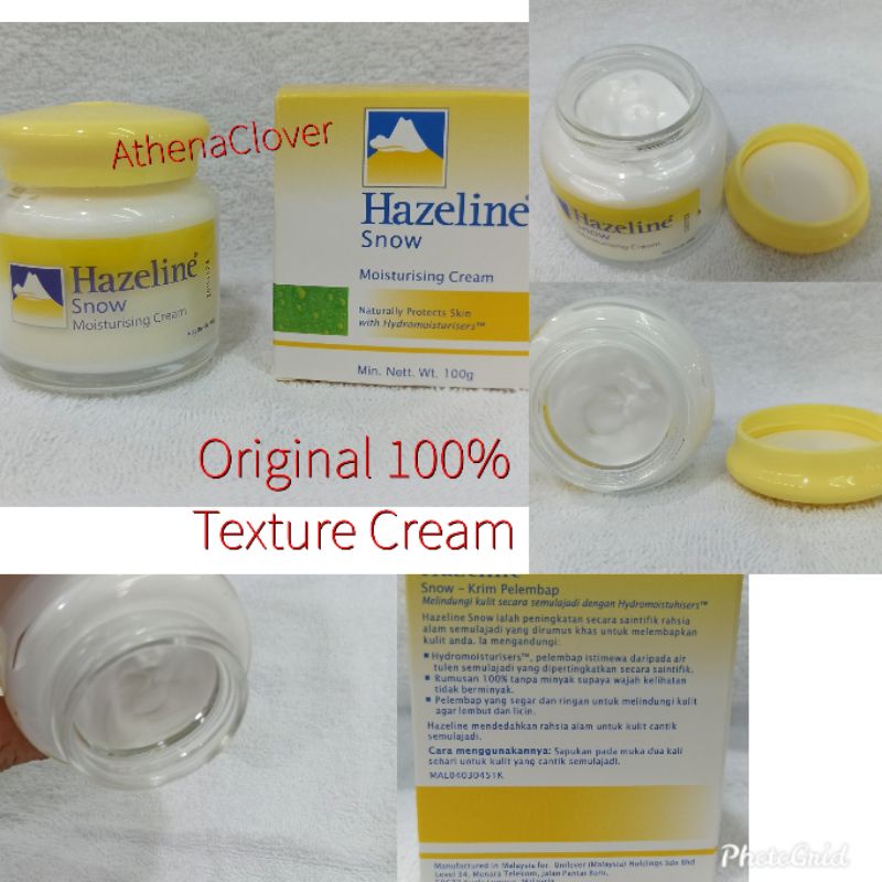 Jual Hazeline snow moisturising cream malaysia 100% original | Shopee ...