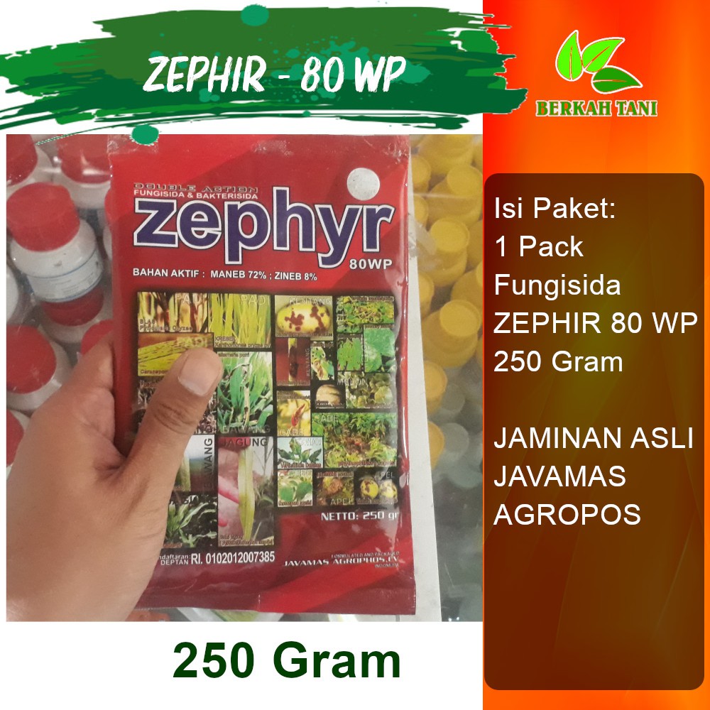 Jual Zephyr Zephir 80WP 250 Gram Fungisida Busuk Batang Akar dan Buah | Shopee Indonesia