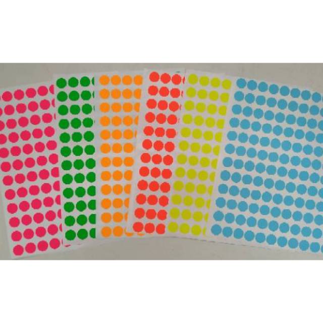 Jual BeliMainanYuk - Dot Sticker Warna merk TJ | Shopee Indonesia