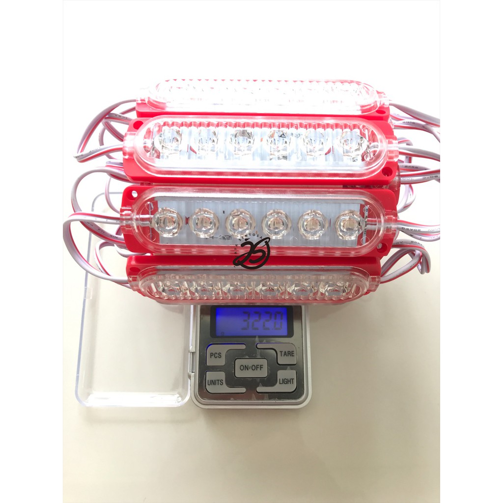 Jual LED ULTRASONIC 6 MATA 24V LED KOTAK TRUK LED MODUL 6 MATA ...