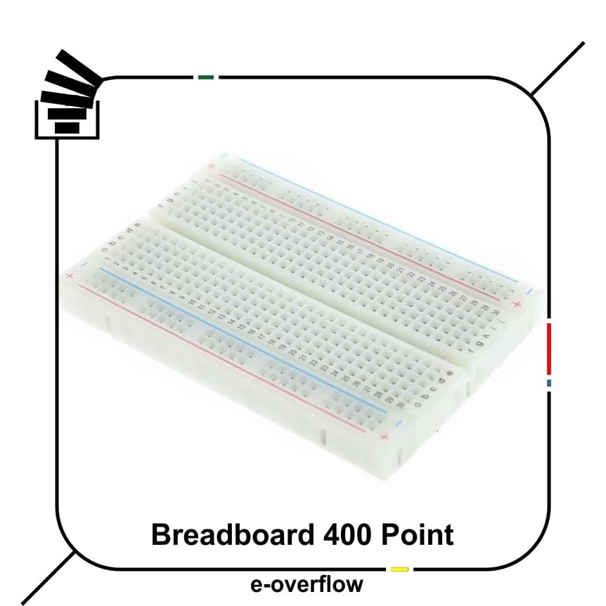 Jual Solderless Breadboard 400 Point Or Papan simulasi Lubang | Shopee ...