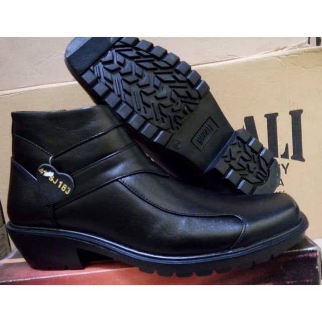Jual SEPATU KULIT ASLI SEPATU PRIA PDH BOOTS POLRI/TNI/SECURITY/SATPAM ...