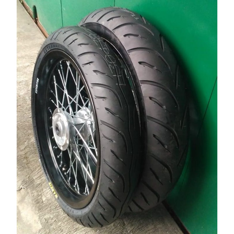 Jual Banset supermoto Klx Dtracker 150cc Ban maxxis velg expedition ...