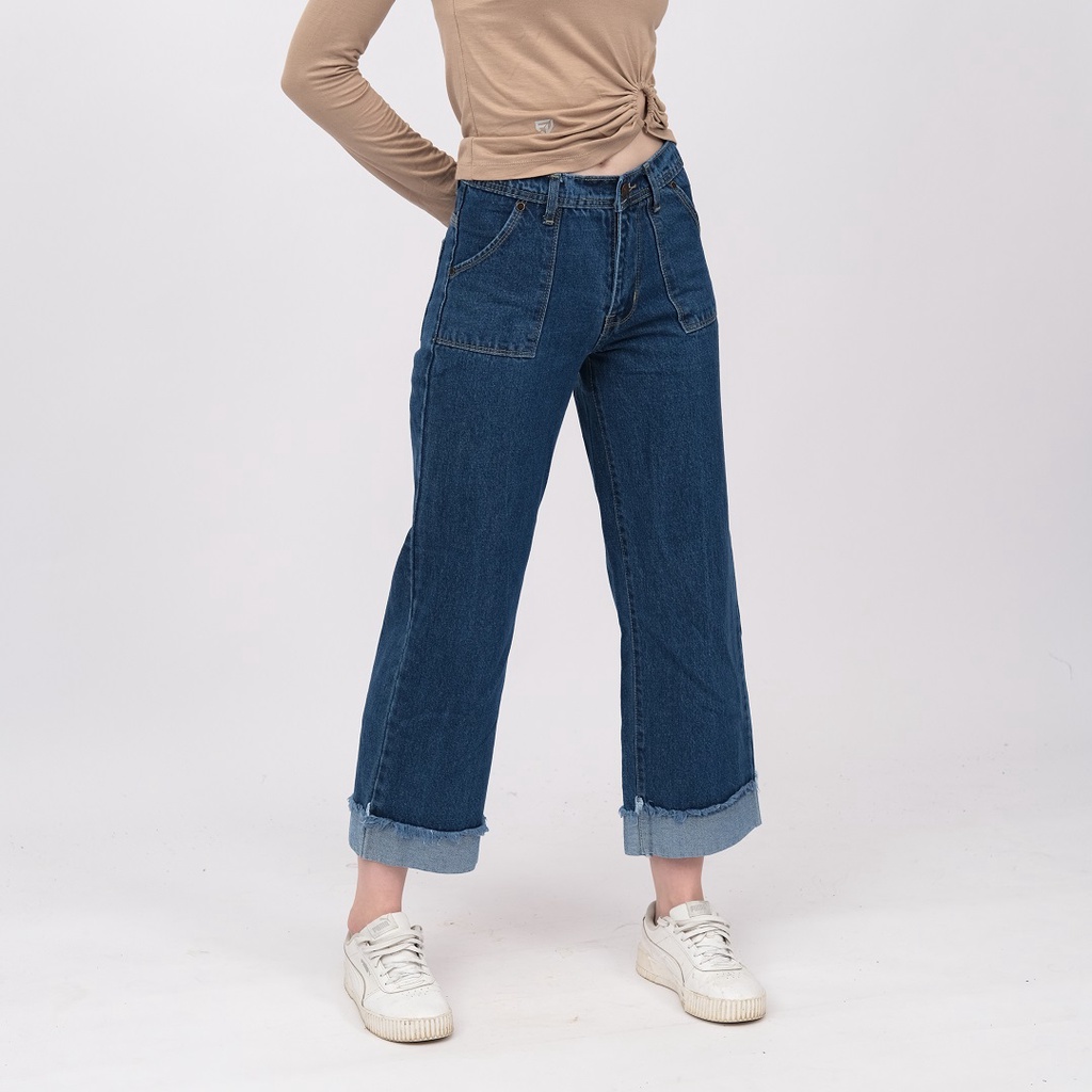 Jual Fitwear Studio - Kulot Lipat Jeans Paramita - Size 27 - 30 ...