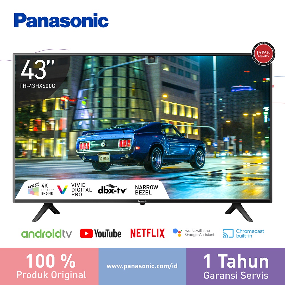 Jual Panasonic TH-43HX600G Smart Android LED TV 4K HDR [43 Inch ...