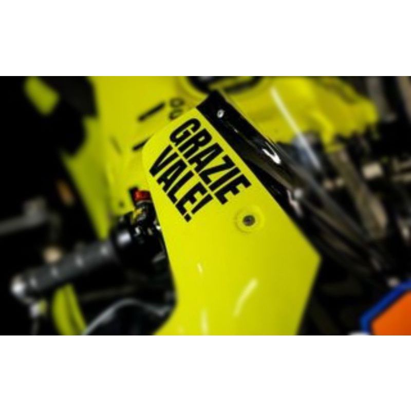 Jual sticker vr46 GRAZIE VALE cutting | Shopee Indonesia