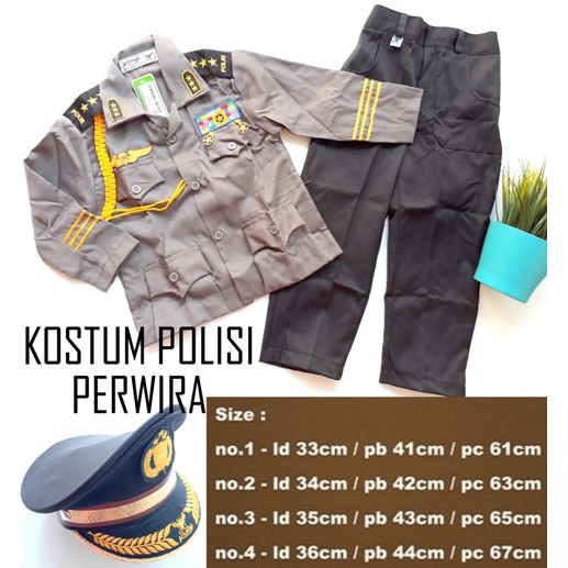 Jual TERMURAH SE-SHOPE kostum profesi polisi seragam polisi anak MERK ...